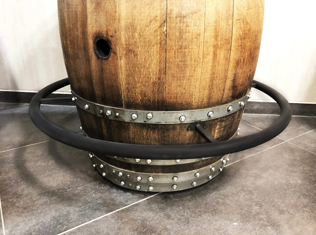 Wine Barrel Foot Rail (for Full & Extended height models) – Wine Barrel ...